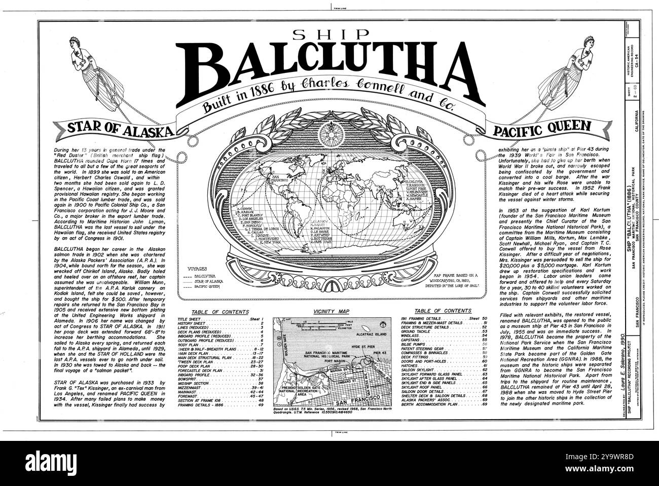 Ship Balclutha, 2905 Hyde Street Pier, San Francisco, San Francisco ...