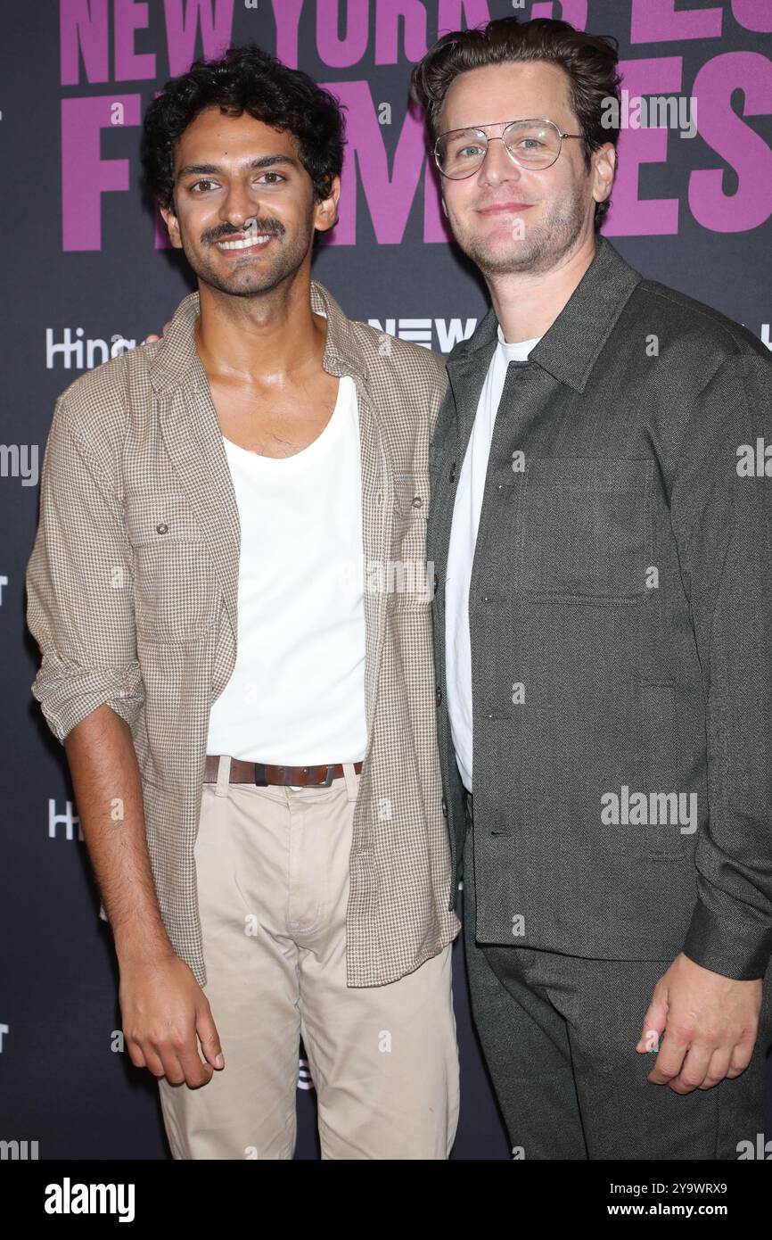 New York, New York, USA. 10th Oct. 2024. Karan Soni and Jonathan Groff ...