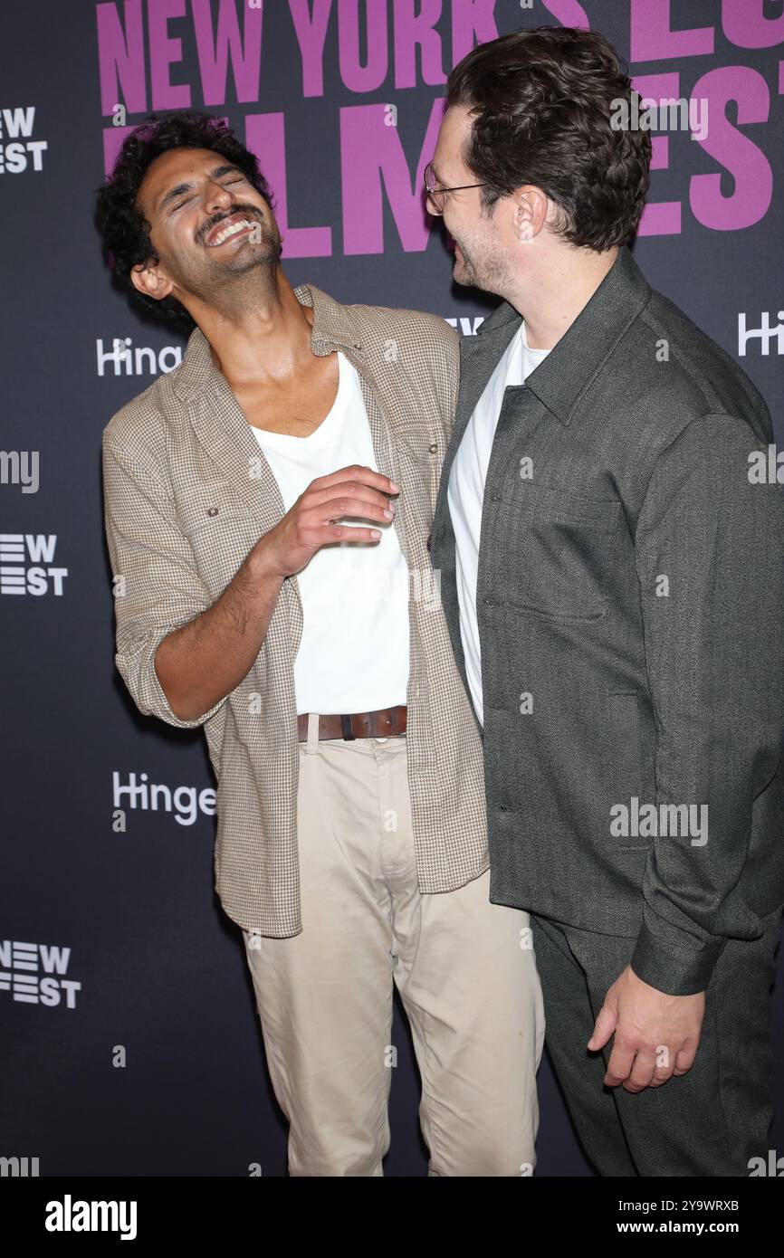 New York, New York, USA. 10th Oct. 2024. Karan Soni and Jonathan Groff ...