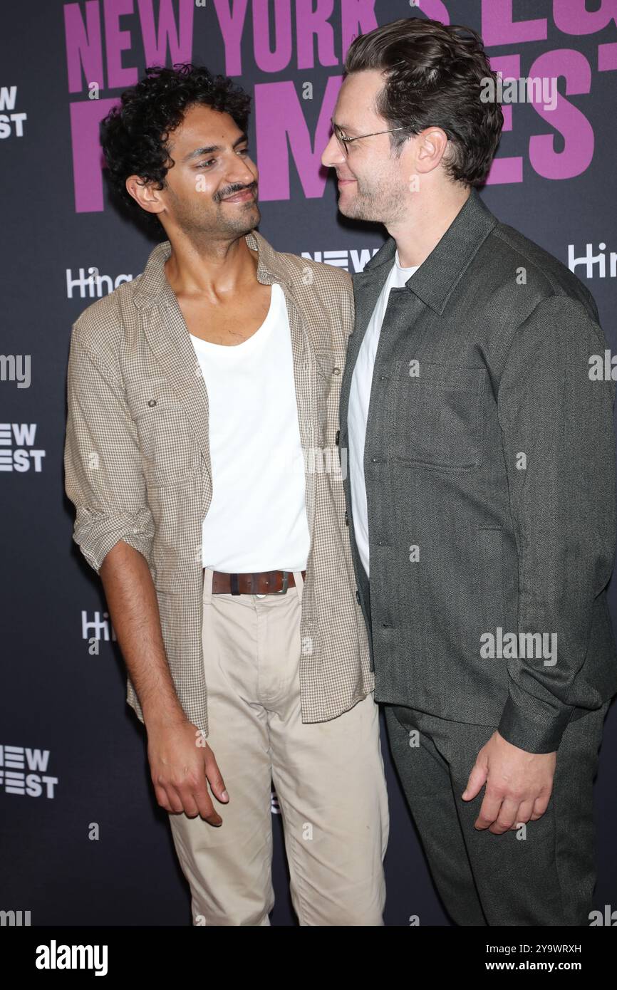 New York, New York, USA. 10th Oct. 2024. Karan Soni and Jonathan Groff ...