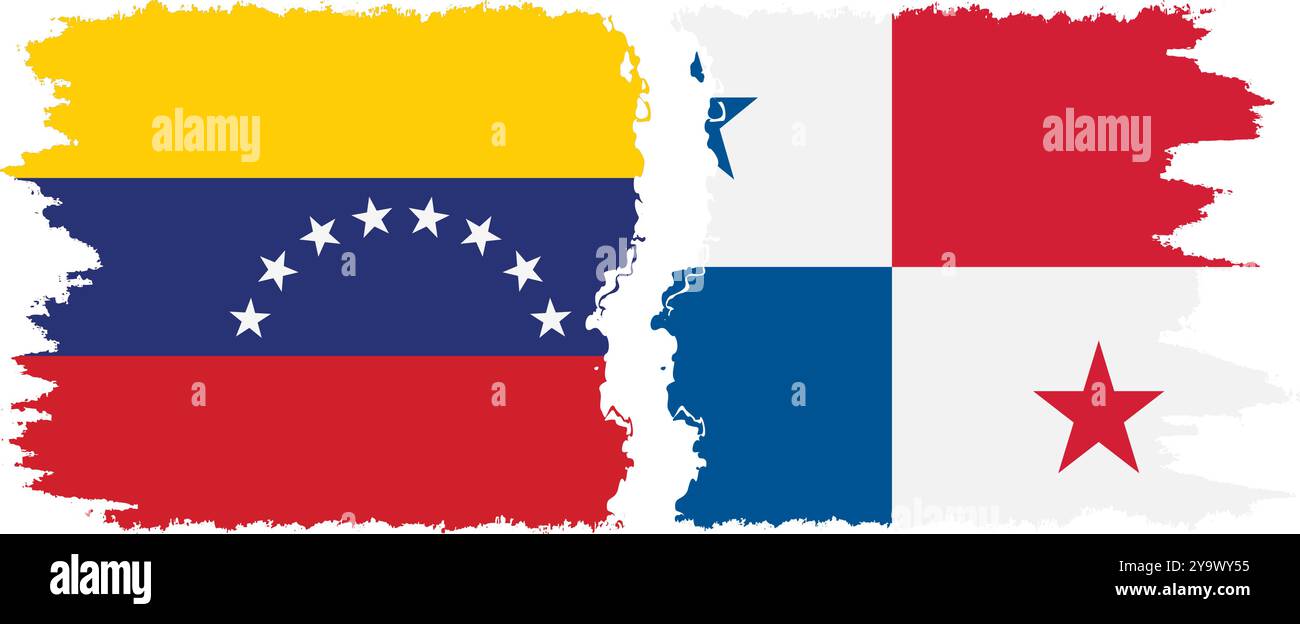 Panama venezuela flag hi-res stock photography and images - Alamy