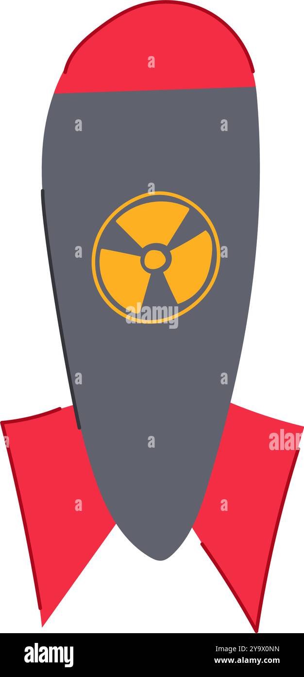 nagasaki atomic bomb cartoon vector illustration Stock Vector Image ...