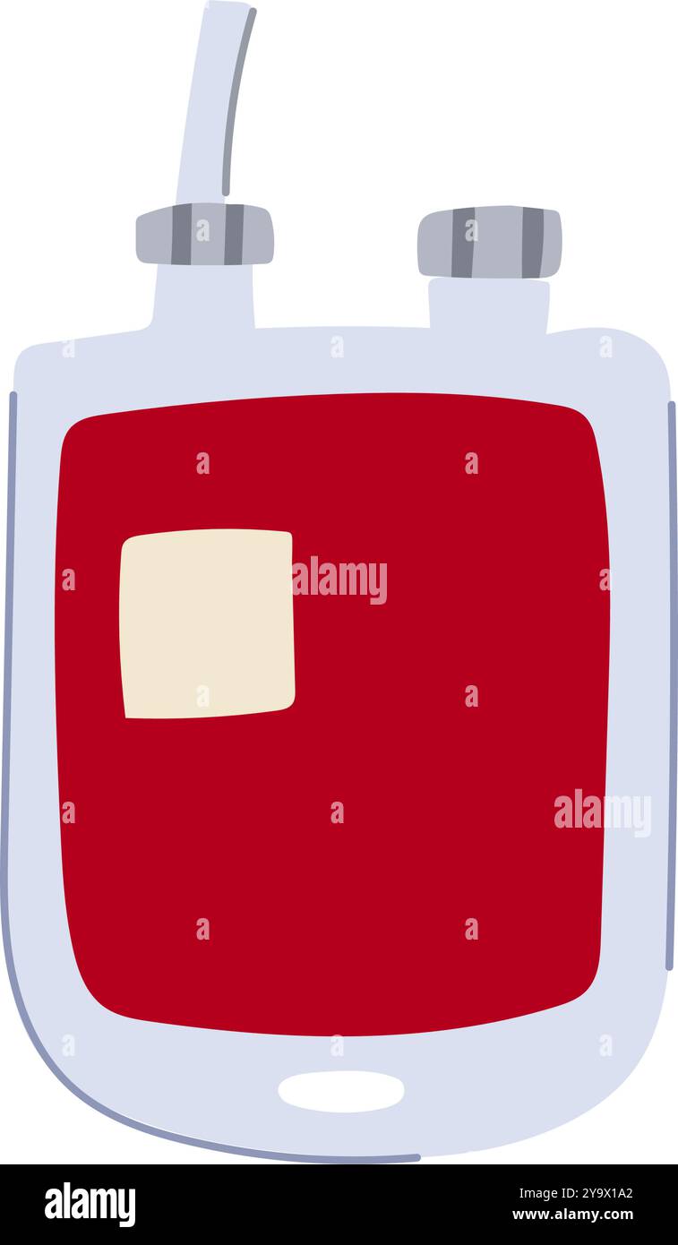 platelets blood donor bag cartoon vector illustration Stock Vector ...