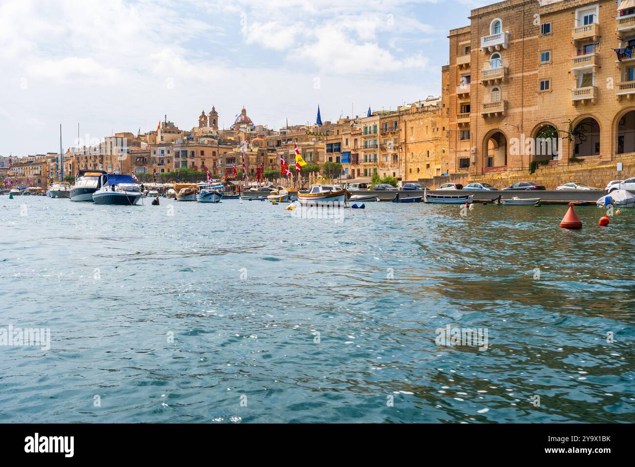 VALLETTA, MALTA - SEPTEMBER 04, 2024: View of the Three Cities of Malta ...