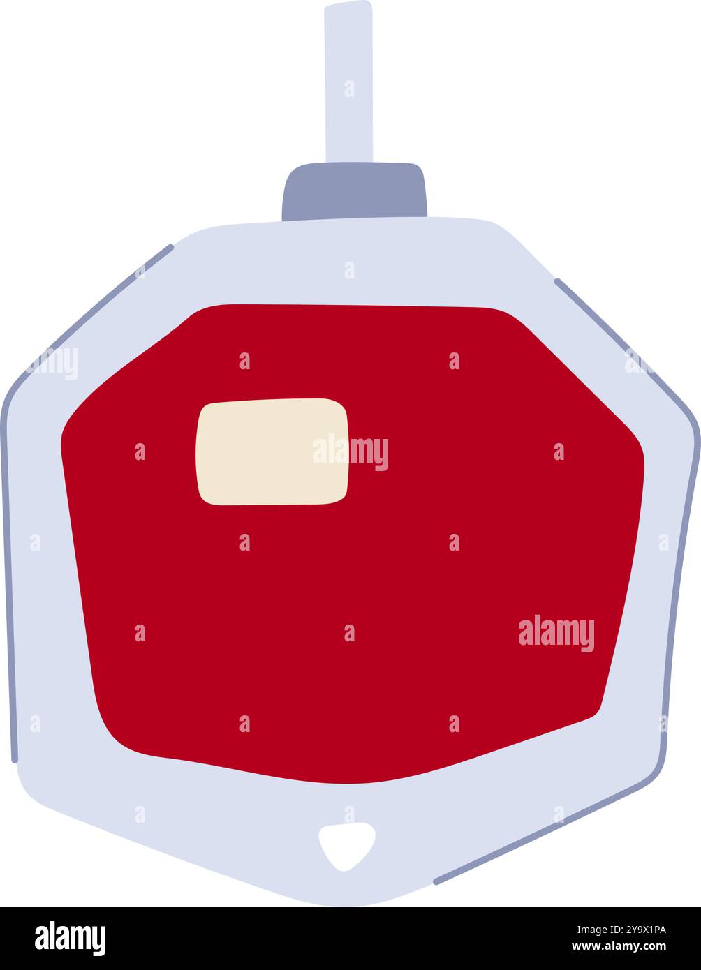 safety blood donor bag cartoon vector illustration Stock Vector Image ...