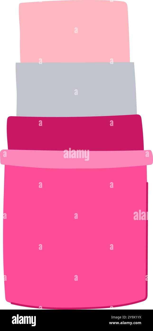 cosmetics blush compact cartoon vector illustration Stock Vector Image ...