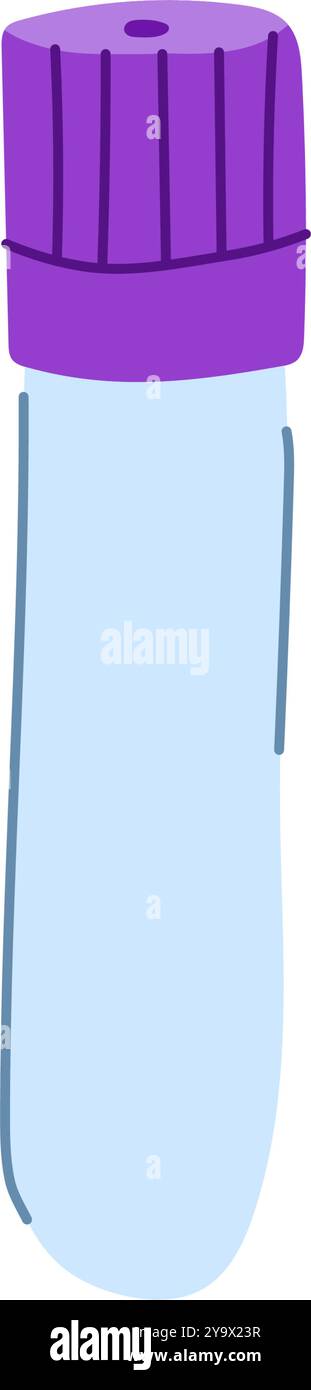 plasma blood test vial cartoon vector illustration Stock Vector Image ...