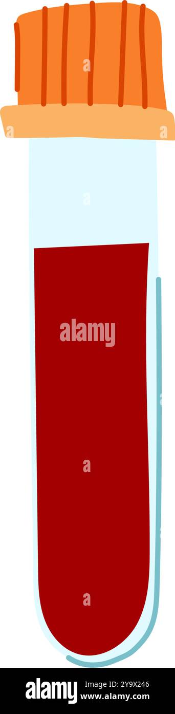 centrifuge blood test vial cartoon vector illustration Stock Vector ...