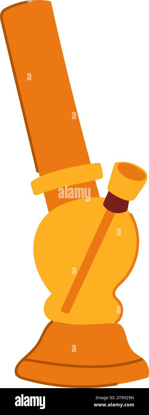 herb bong cannabis cartoon vector illustration Stock Vector Image & Art ...