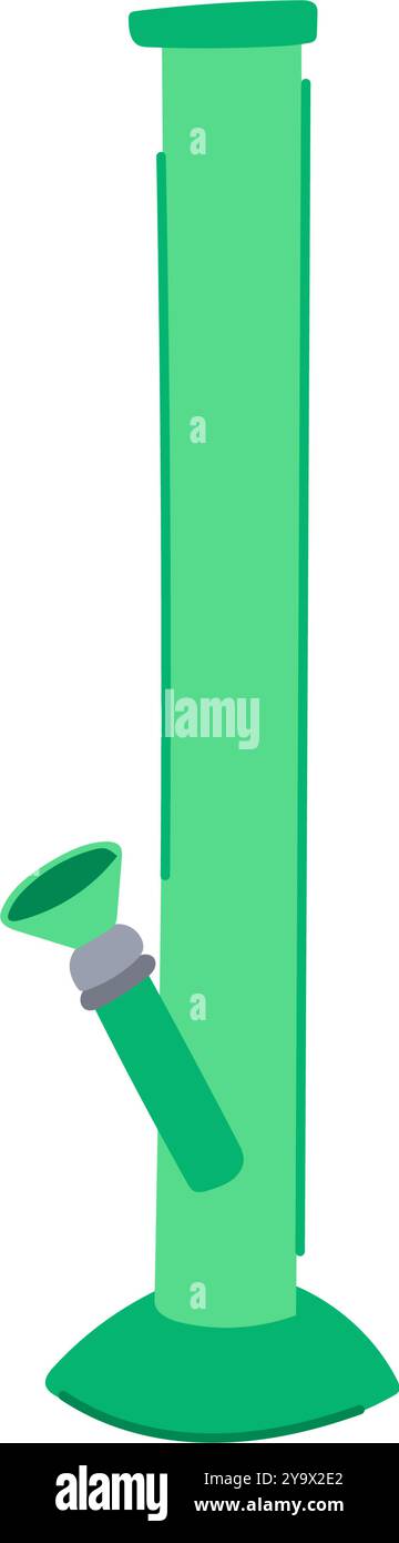 toke bong cannabis cartoon vector illustration Stock Vector Image & Art ...