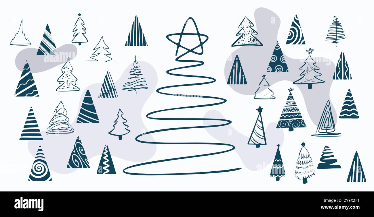 Set christmas sock in Cut Out Stock Images & Pictures - Alamy