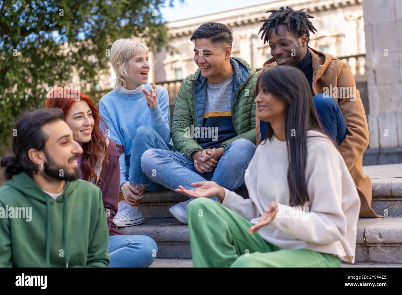 Gen z socializing hi-res stock photography and images - Alamy