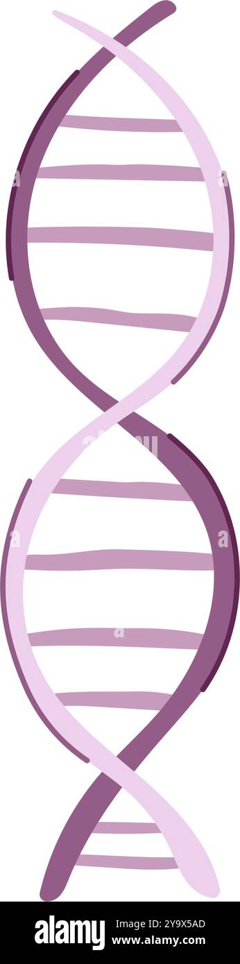 translation dna spiral cartoon vector illustration Stock Vector Image ...