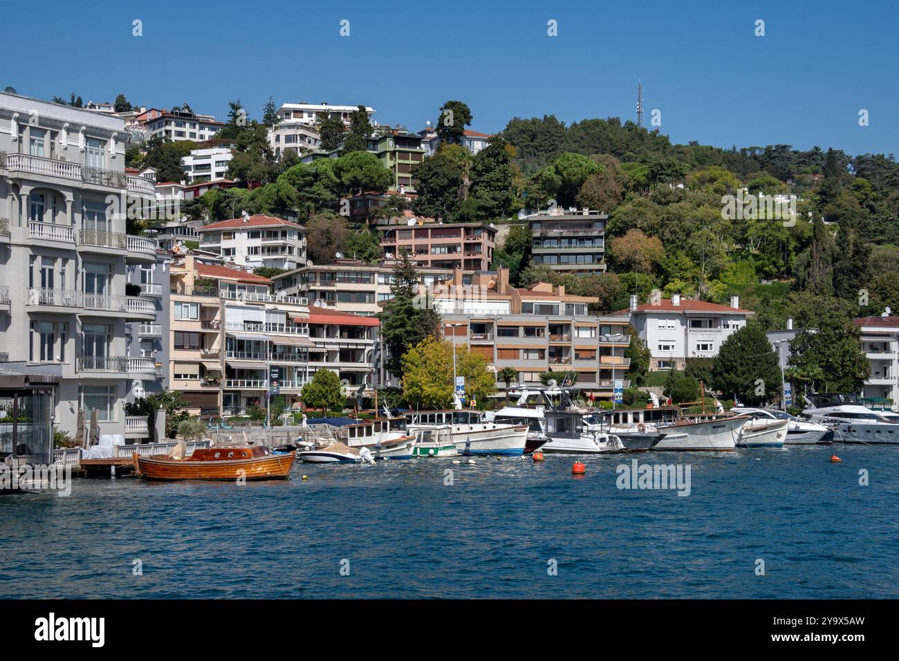 Bebek Neighborhood in Besiktas district of Istanbul, Turkey Stock Photo ...