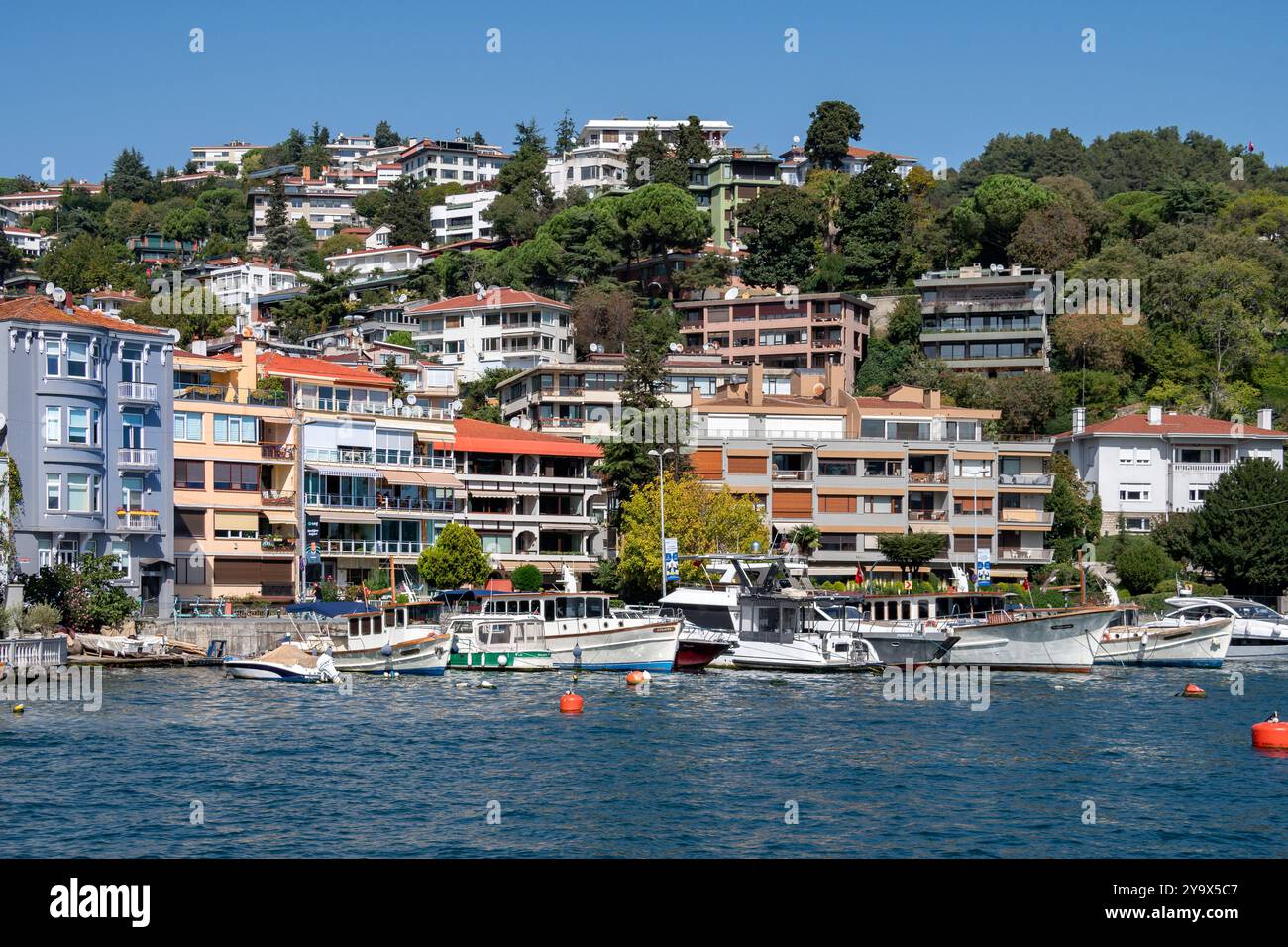 Bebek Neighborhood in Besiktas district of Istanbul, Turkey Stock Photo ...