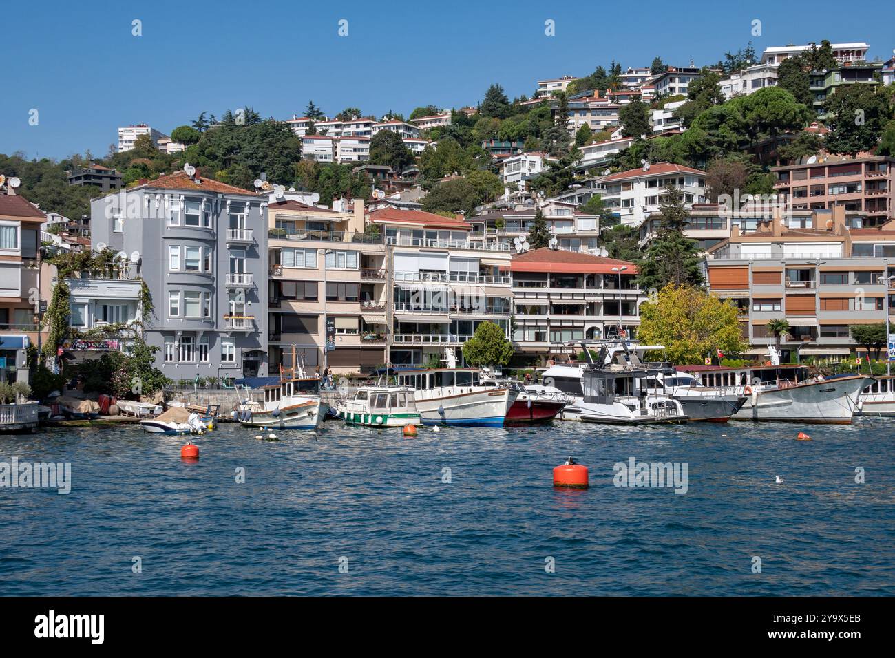Bebek Neighborhood in Besiktas district of Istanbul, Turkey Stock Photo ...
