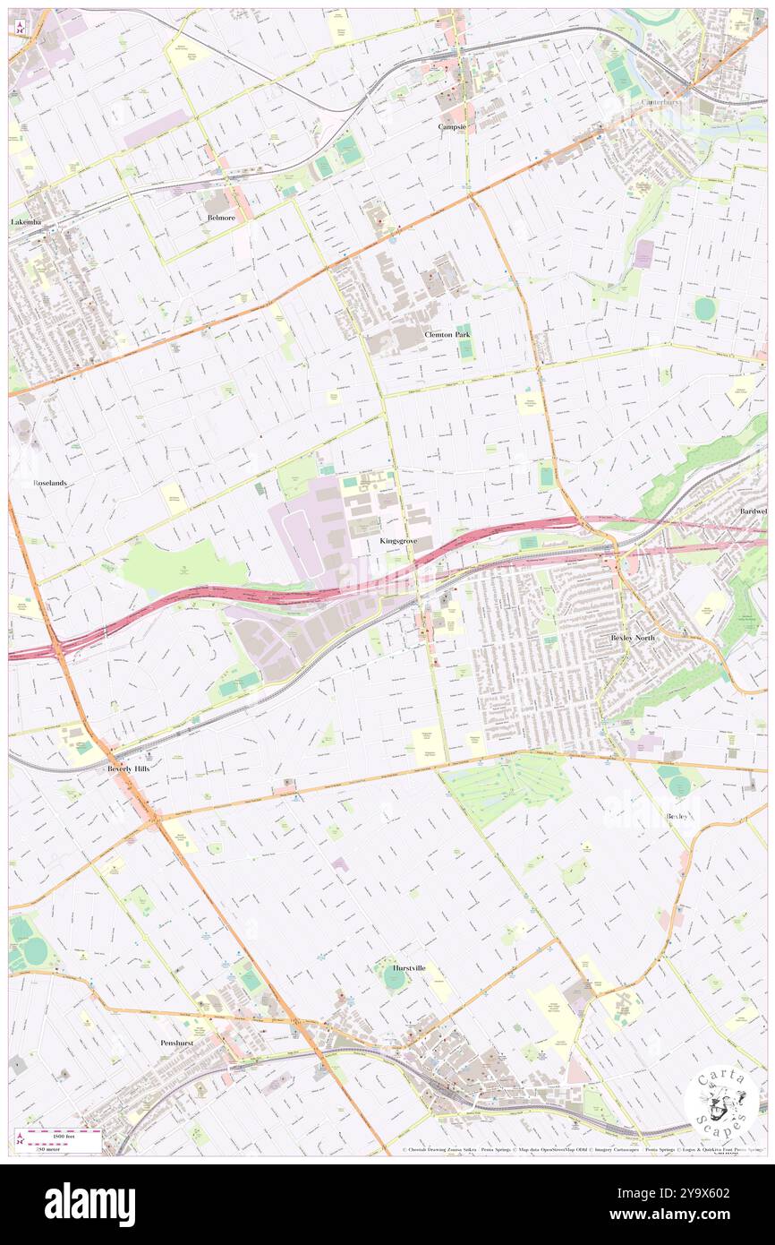 Kingsgrove, Canterbury-Bankstown, AU, Australia, New South Wales, S 33 ...