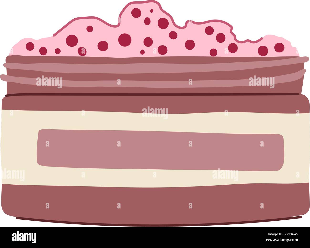 rejuvenate exfoliating scrub cartoon vector illustration Stock Vector ...