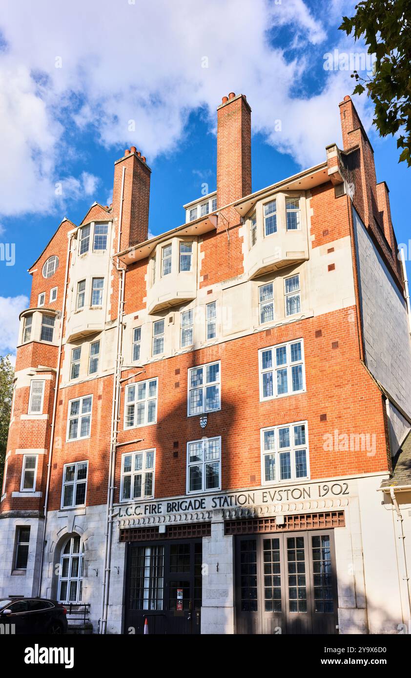Euston fire station, London, England, built 1902 Stock Photo - Alamy