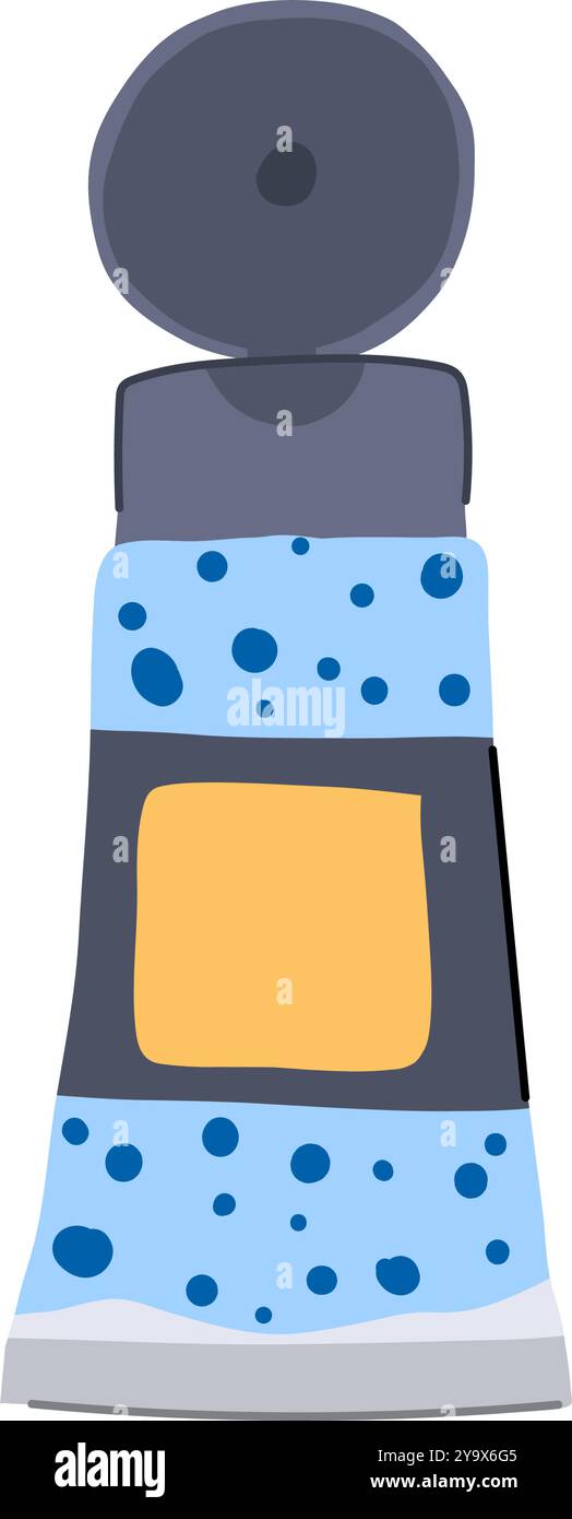 renew exfoliating scrub cartoon vector illustration Stock Vector Image ...