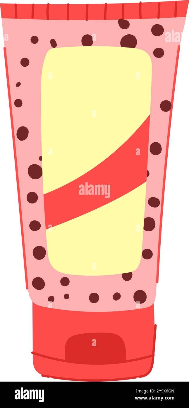 buff exfoliating scrub cartoon vector illustration Stock Vector Image ...