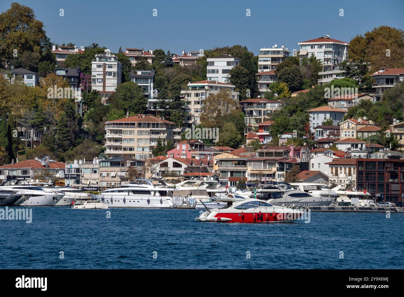 Istinye Neighborhood in Sariyer district of Istanbul, Turkey Stock ...