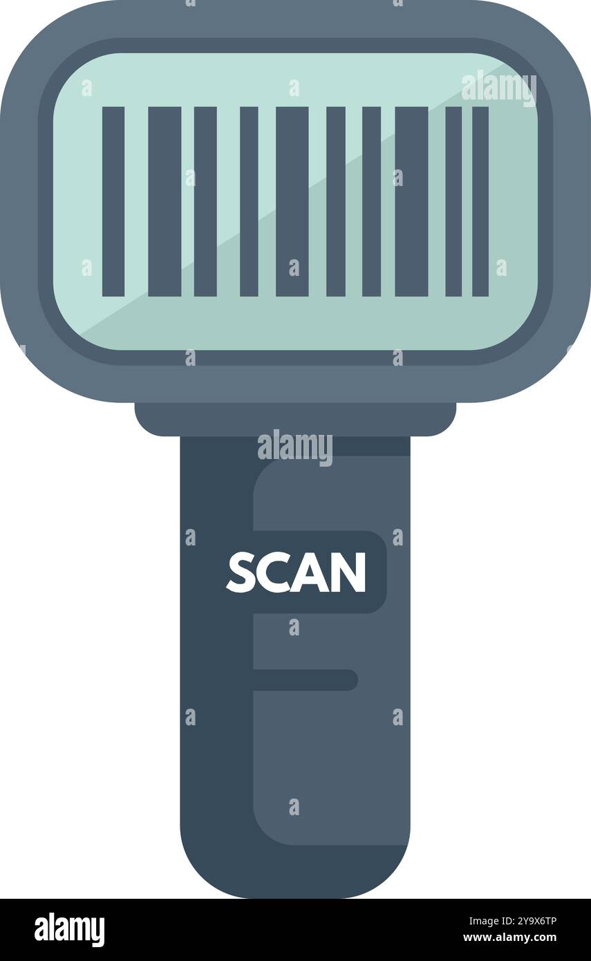 Barcode scan grocery Stock Vector Images - Alamy