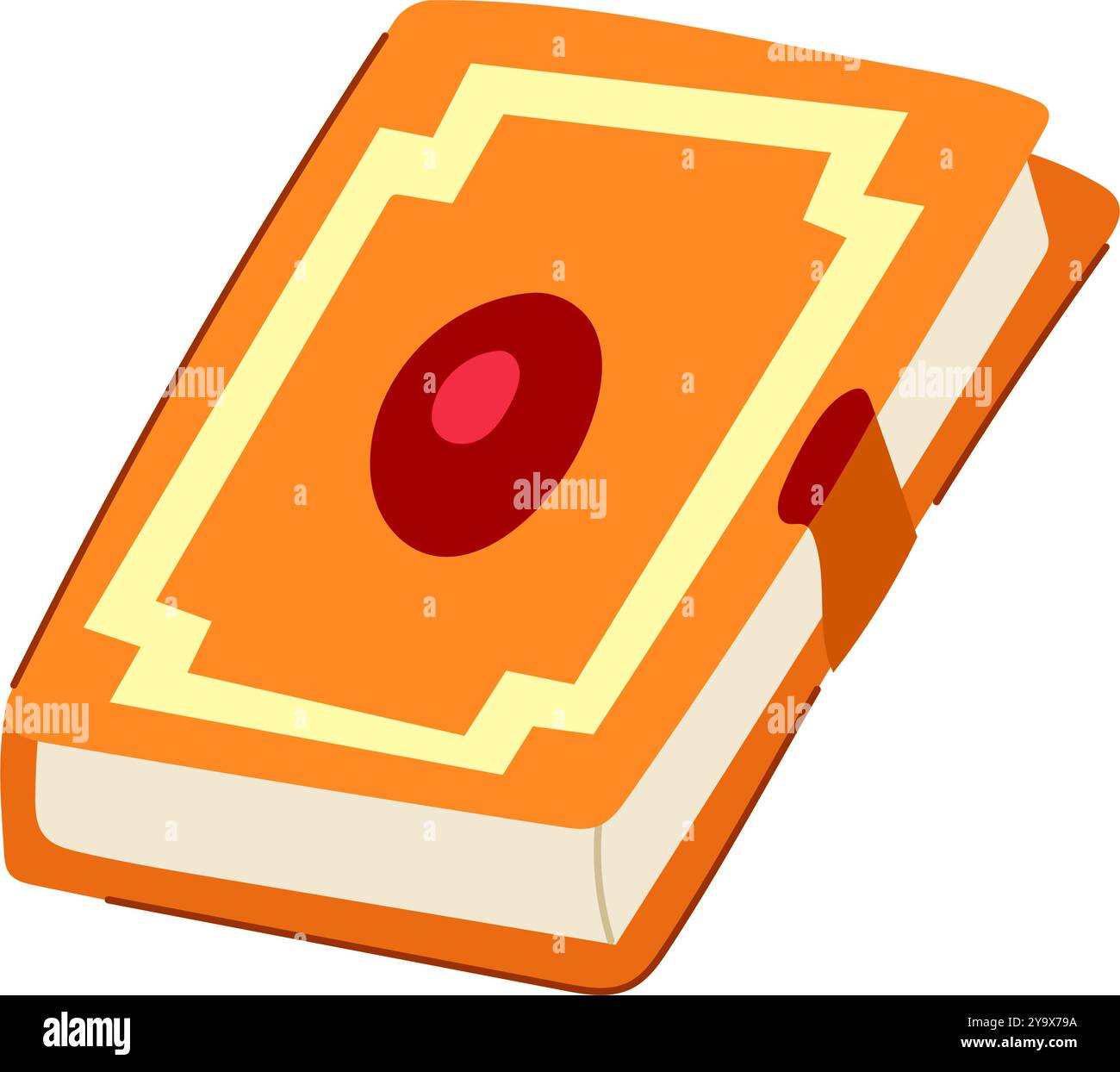 quests fantasy book cartoon vector illustration Stock Vector Image ...