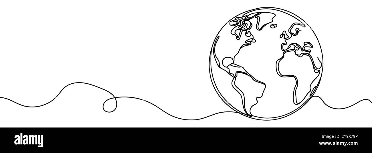 Geography line drawing Black and White Stock Photos & Images - Alamy