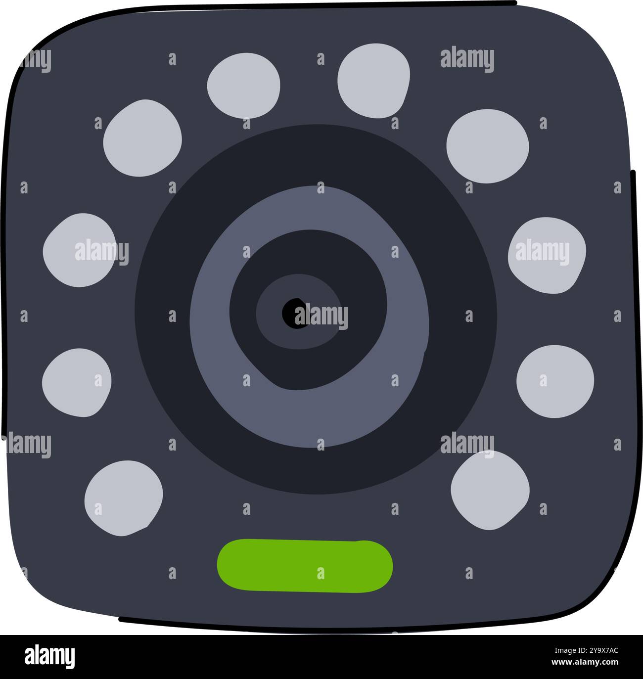 innovation facial recognition lock cartoon vector illustration Stock ...