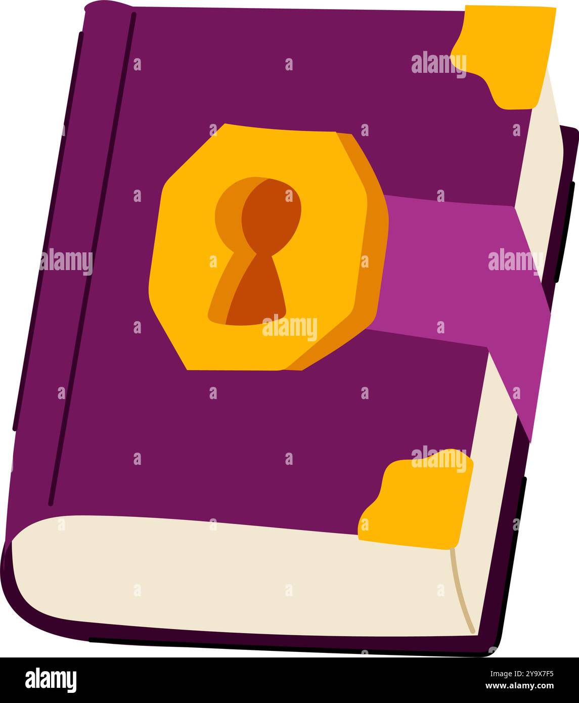 wizards fantasy book cartoon vector illustration Stock Vector Image ...