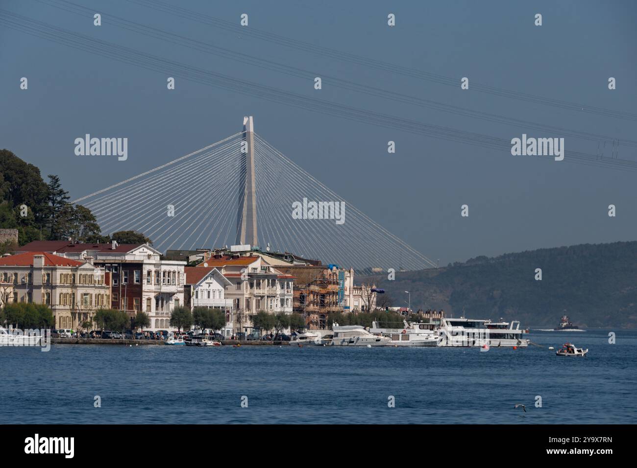 The Yavuz Sultan Selim Bridge in Sariyer District of Istanbul,Turkey ...