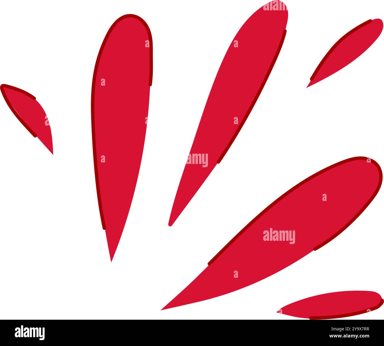 spontaneous exclamation doodle cartoon vector illustration Stock Vector ...