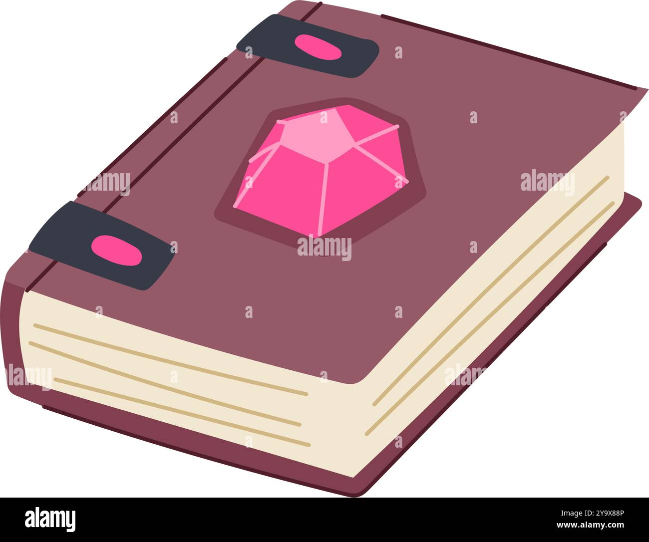 mythical fantasy book cartoon vector illustration Stock Vector Image ...