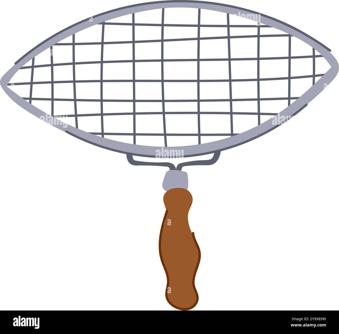 barbecue grill rack cartoon vector illustration Stock Vector Image ...