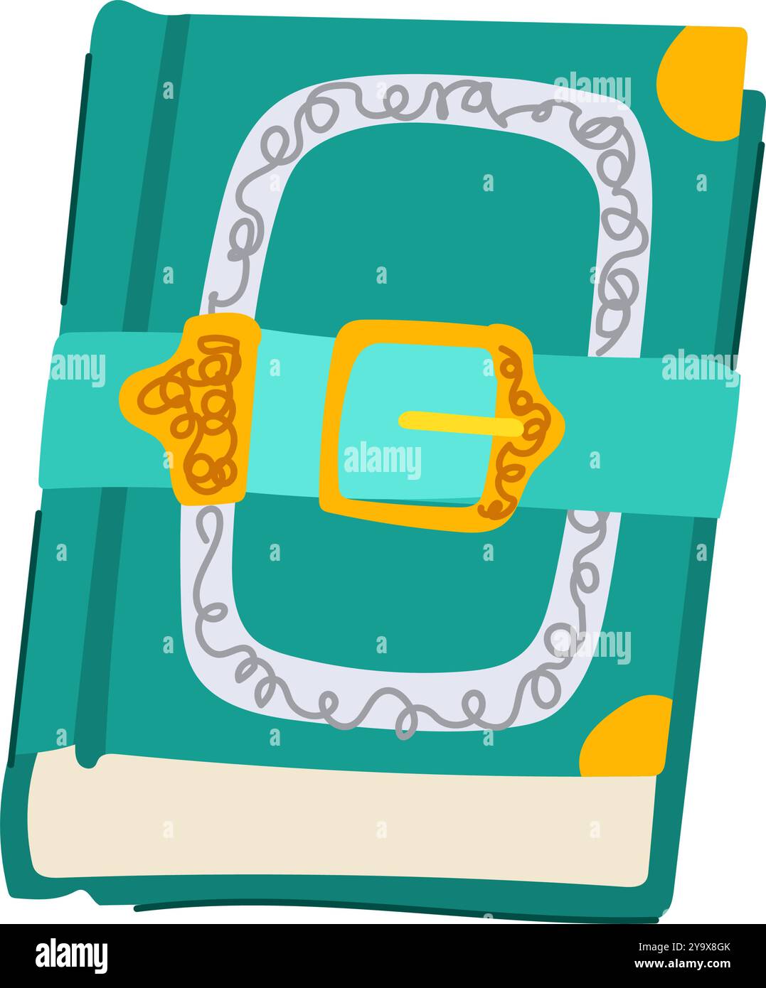 prophecy fantasy book cartoon vector illustration Stock Vector Image ...