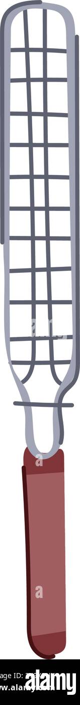 adjustable grill rack cartoon vector illustration Stock Vector Image ...