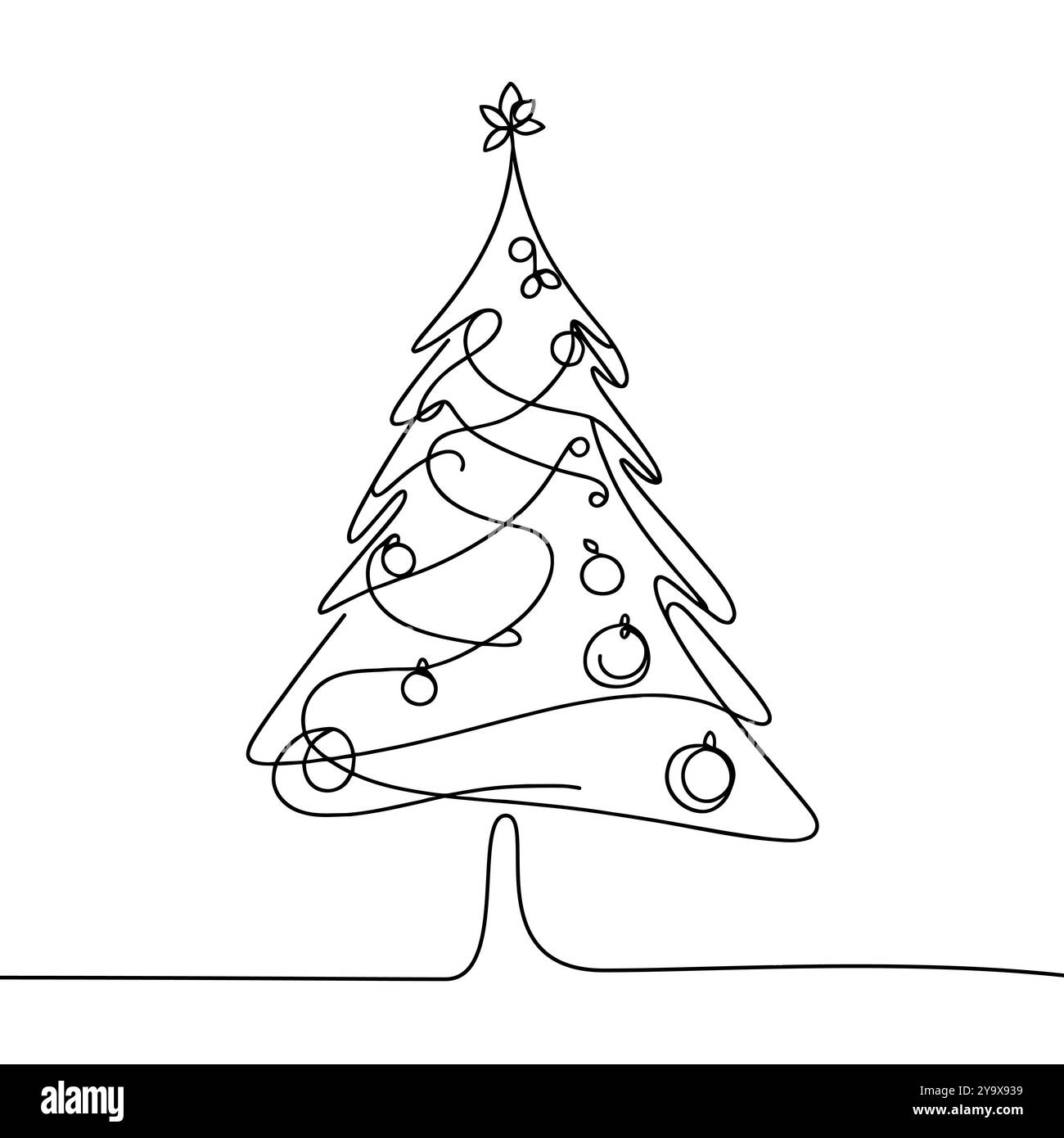 Christmas drawing Black and White Stock Photos & Images - Alamy