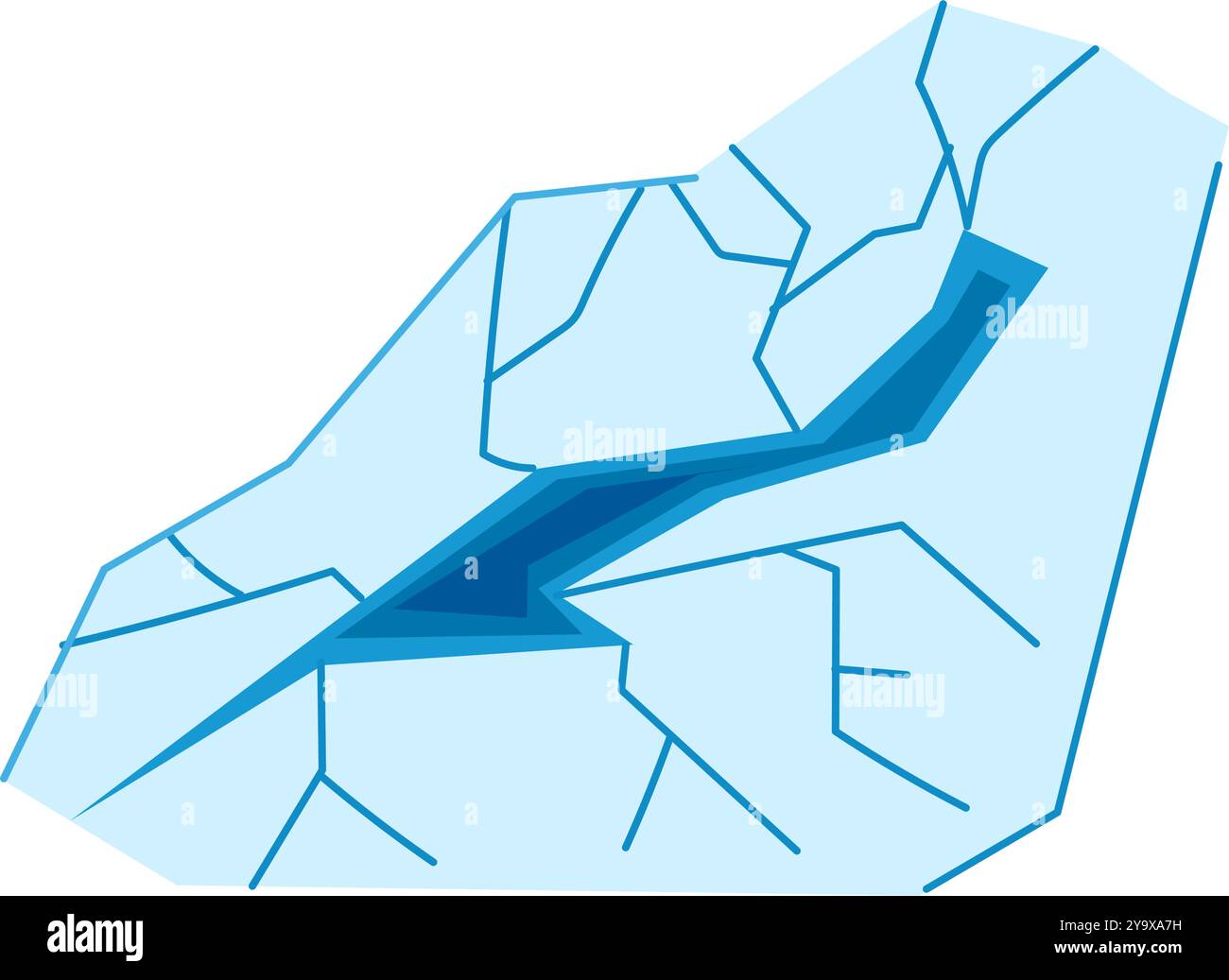 Expansion ice Stock Vector Images - Alamy