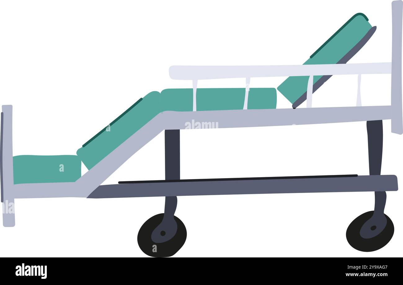 icu hospital bed cartoon vector illustration Stock Vector Image & Art ...