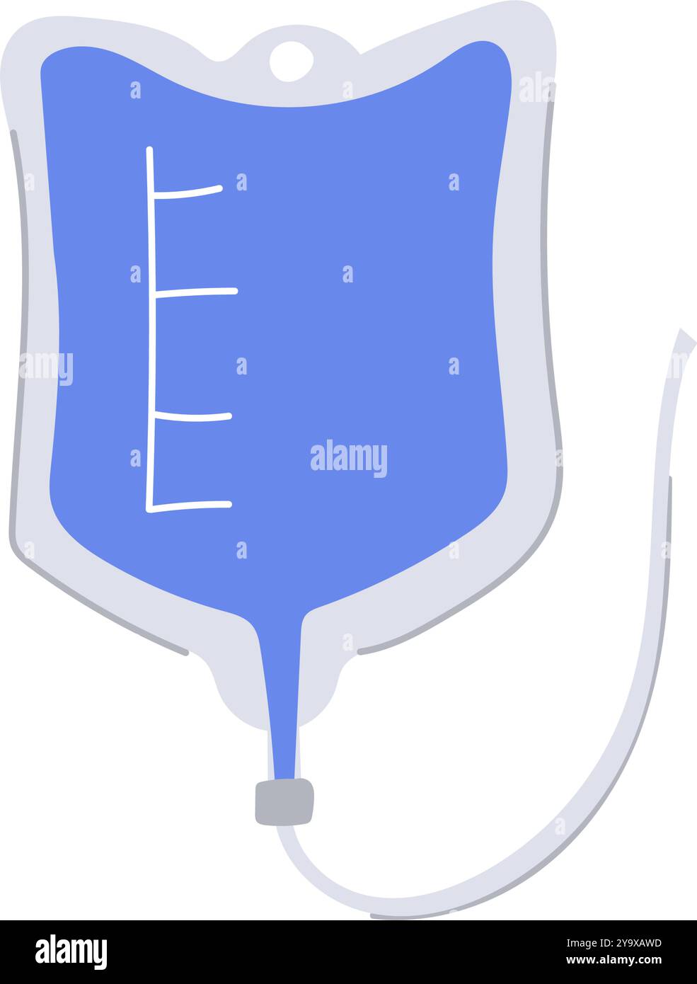 therapy iv drip bag cartoon vector illustration Stock Vector Image ...