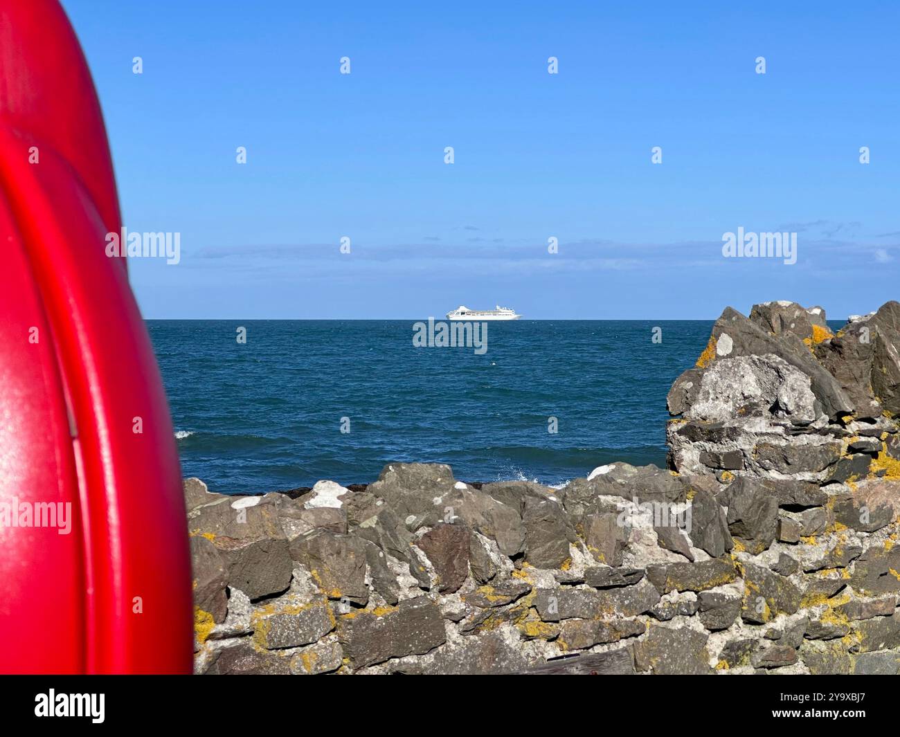 Villa Vie Odyssey Residential Cruise Ship in Belfast Lough near Bangor ...