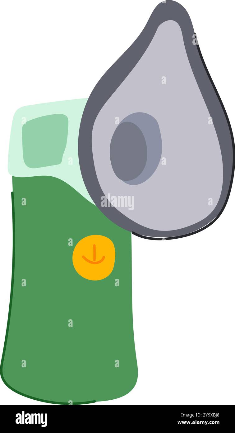 Asthma control inhaler Cut Out Stock Images & Pictures - Alamy