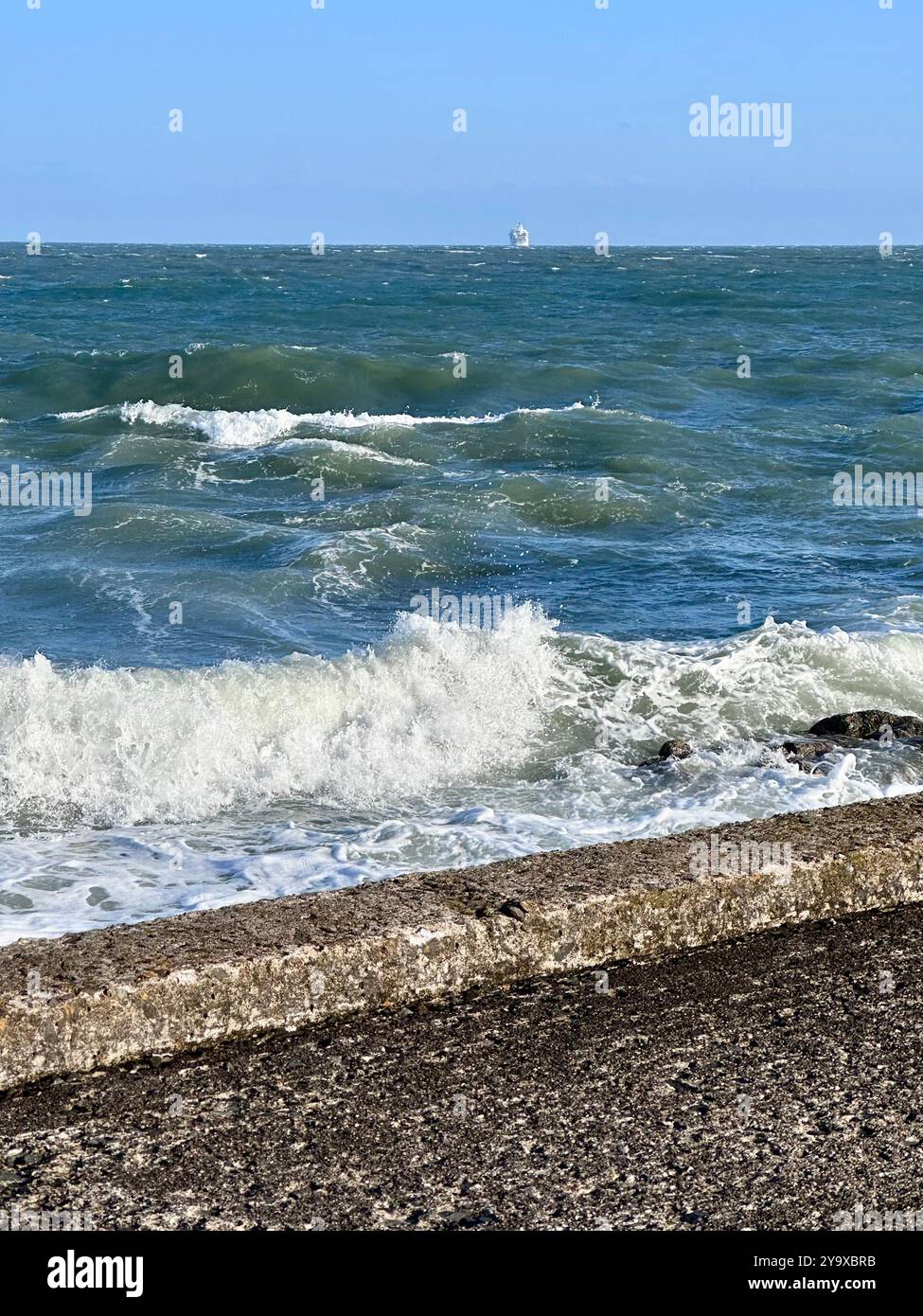 Villa Vie Odyssey Residential Cruise Ship in Belfast Lough near Bangor ...