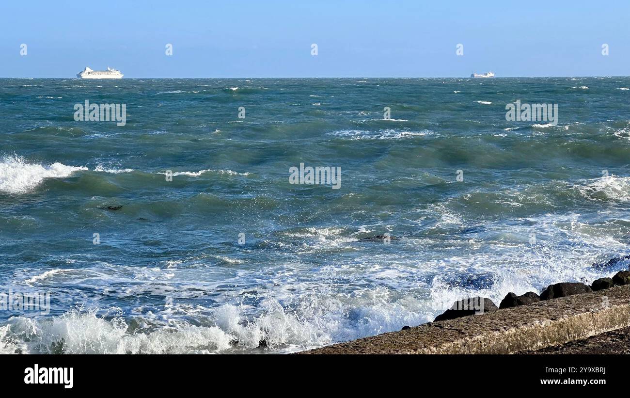 Villa Vie Odyssey Residential Cruise Ship in Belfast Lough near Bangor ...