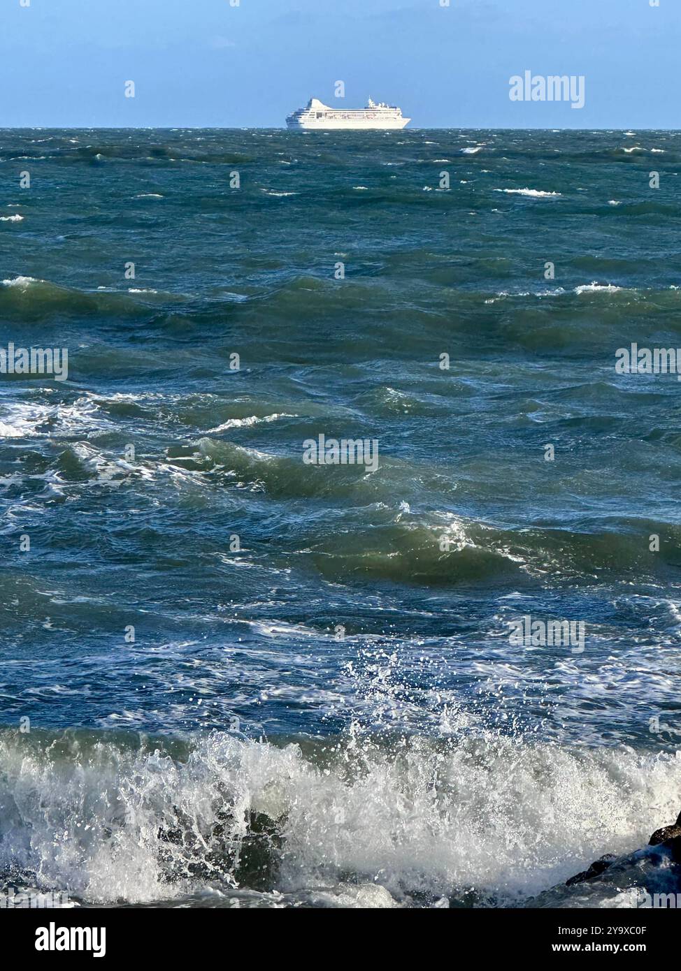 Villa Vie Odyssey Residential Cruise Ship in Belfast Lough near Bangor ...