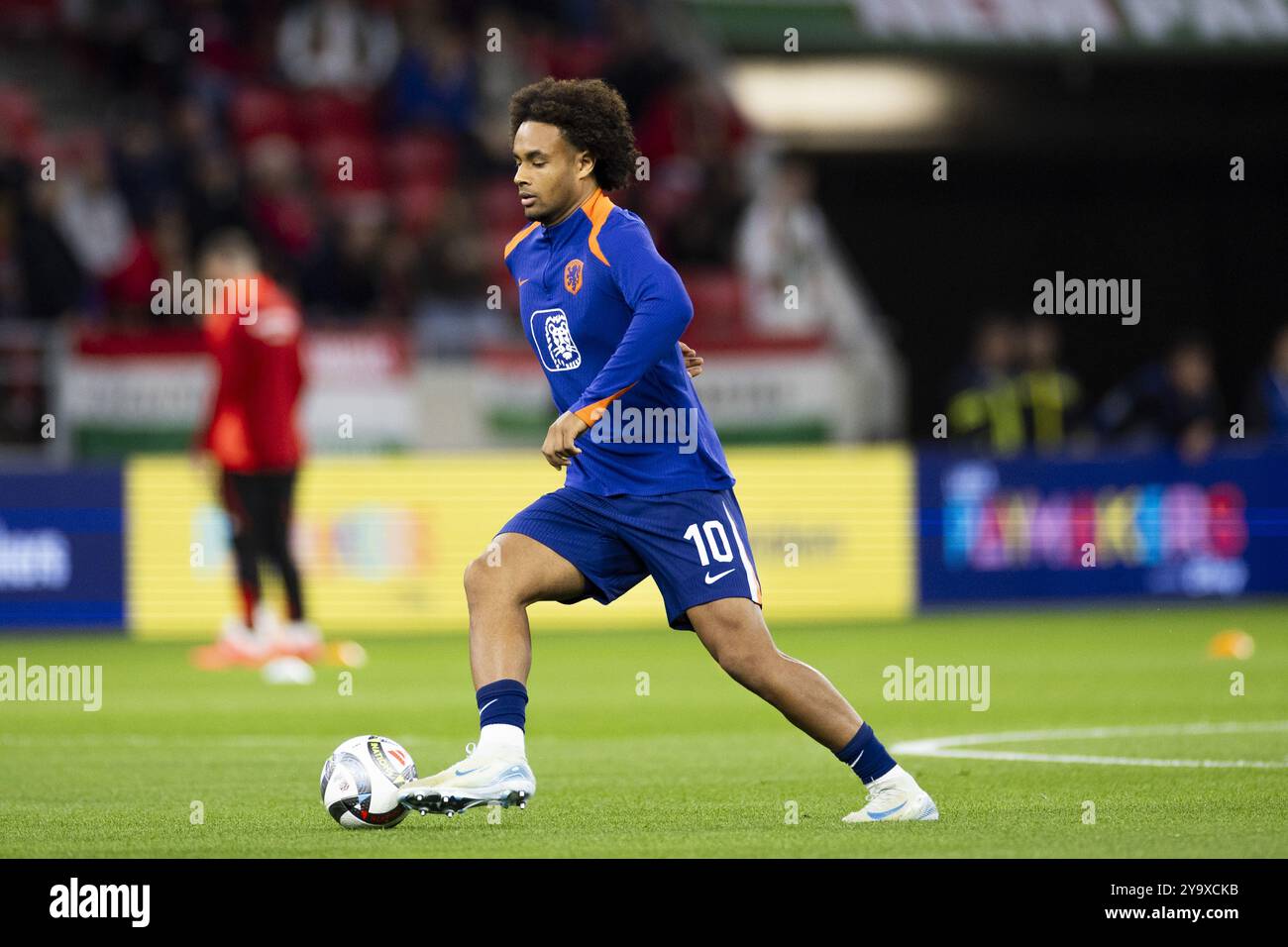 BOEDAPEST - Joshua Zirkzee of Holland during the UEFA Nations League ...