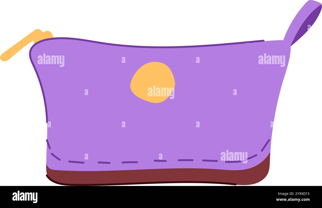 durable makeup bag cartoon vector illustration Stock Vector Image & Art ...