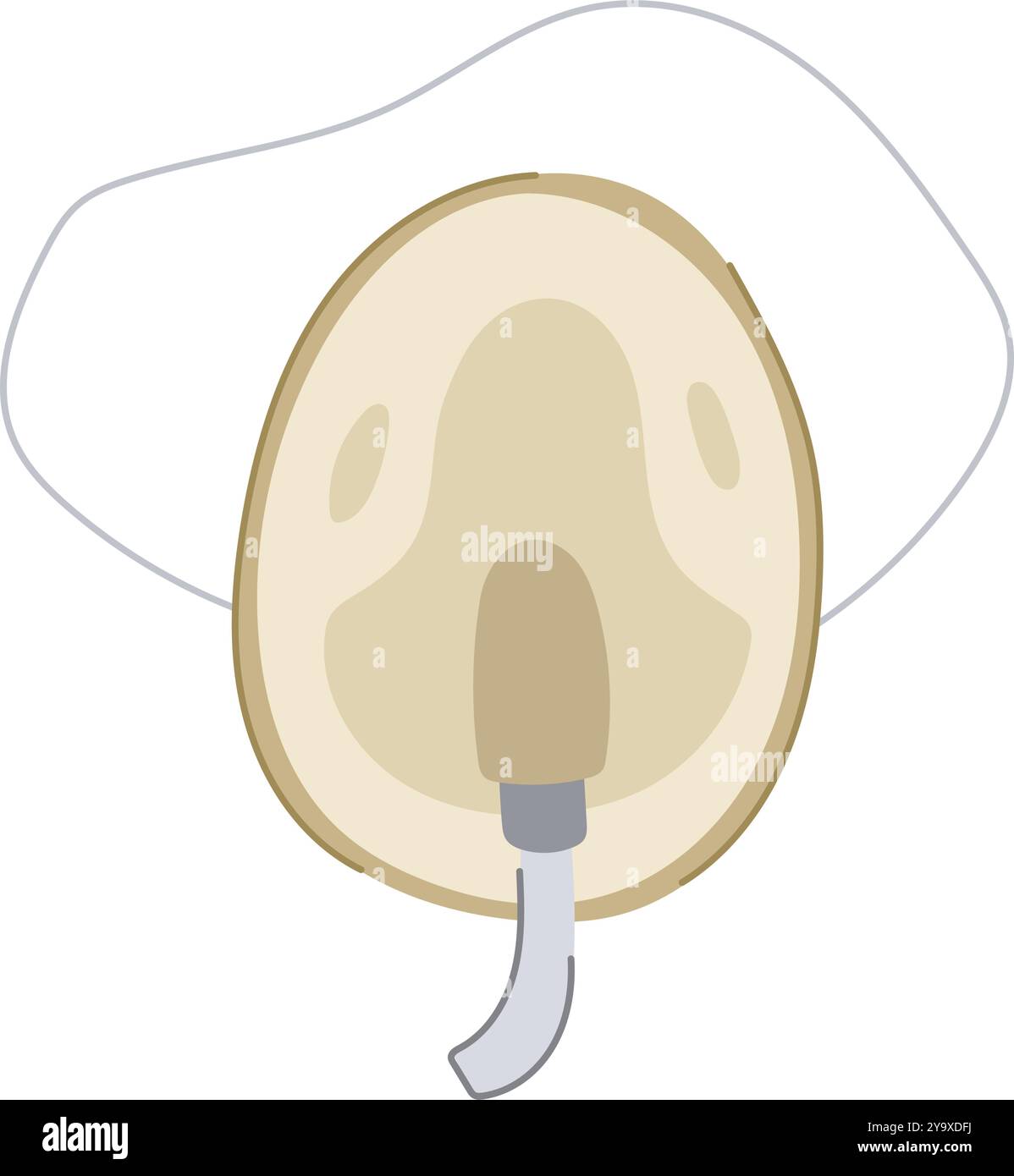 safety oxygen mask cartoon vector illustration Stock Vector Image & Art ...