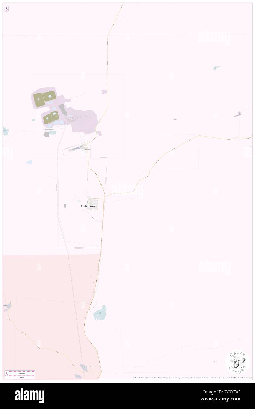 Roxby downs map hi-res stock photography and images - Alamy